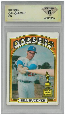 1972 Topps BILL BUCKNER #114 All-Star Rookie 💎 DSG 6 EX/NM | eBay