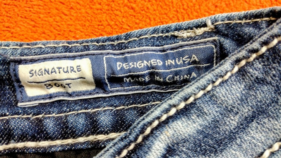 MISS ME SIGNATURE (BOOT) JEANS BLUE TAG SIZE 30 Design in USA | eBay
