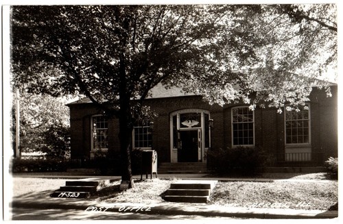 Mt. Carroll, IL Illinois 1940s RPPC Postcard, Post Office by L.L. Cook ...