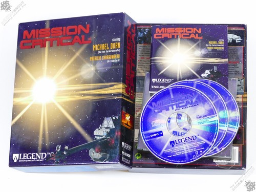 IBM PC MISSION CRITICAL BIG BOX MSDOS COMPUTER GAME 1994 LEGEND ...