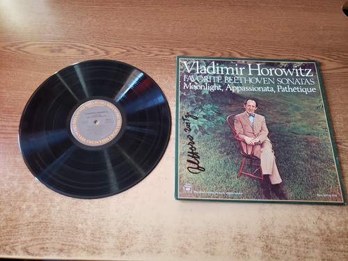 HAND AUTOGRAPH 1970s EXCELLENT Vladimir Horowitz Favorite Beethoven ...