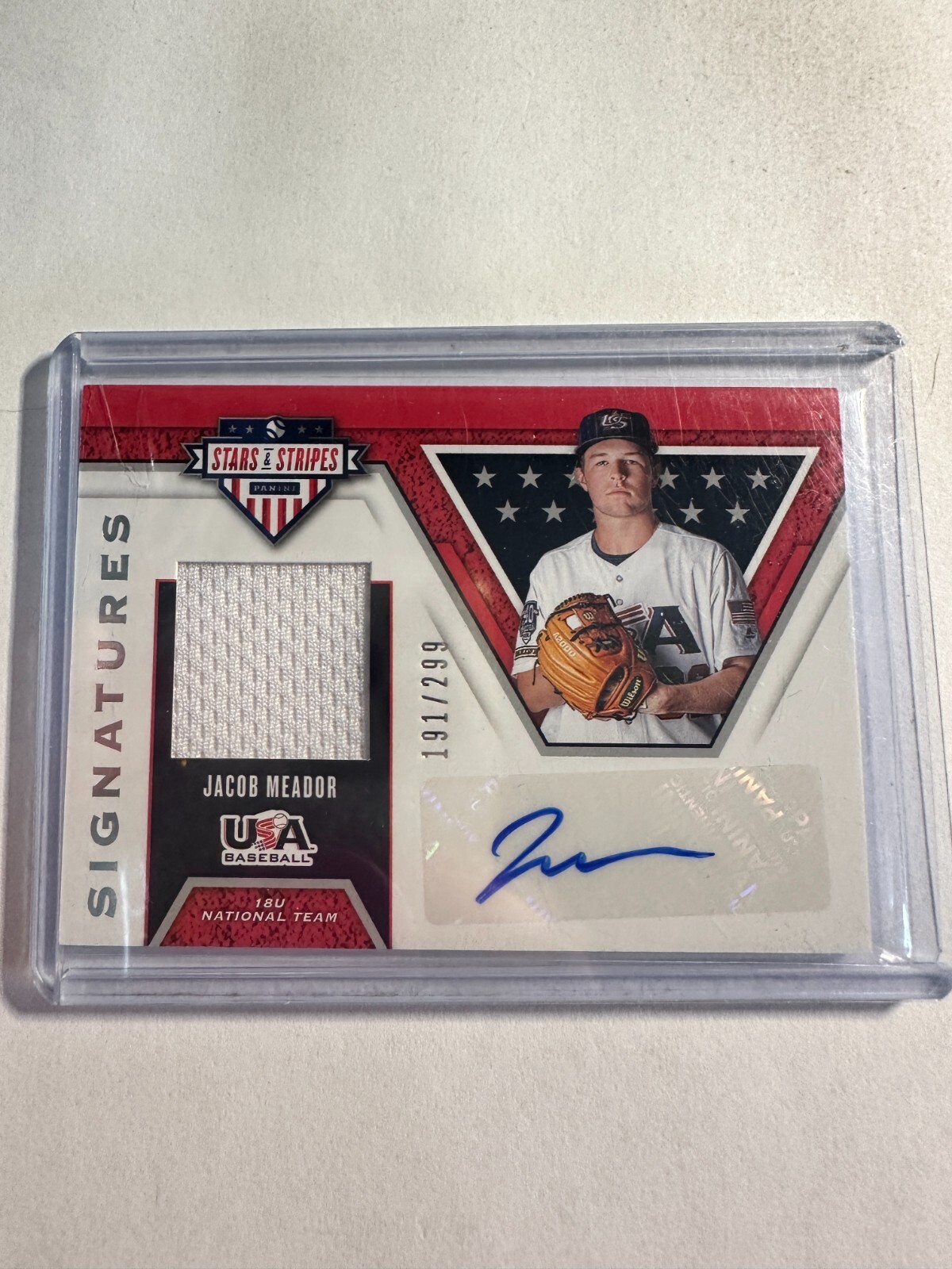 K128,566 - 2019 USA Baseball Stars and Stripes Jersey Auto #39 Jacob ...