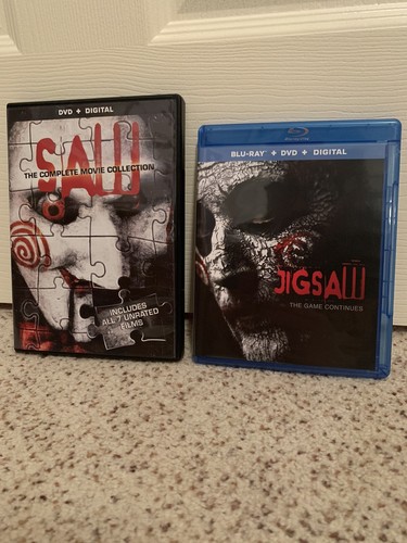 SAW 7 Movie Collection (DVD) & JIGSAW (BLU-RAY & DVD) NO Digital Copies ...