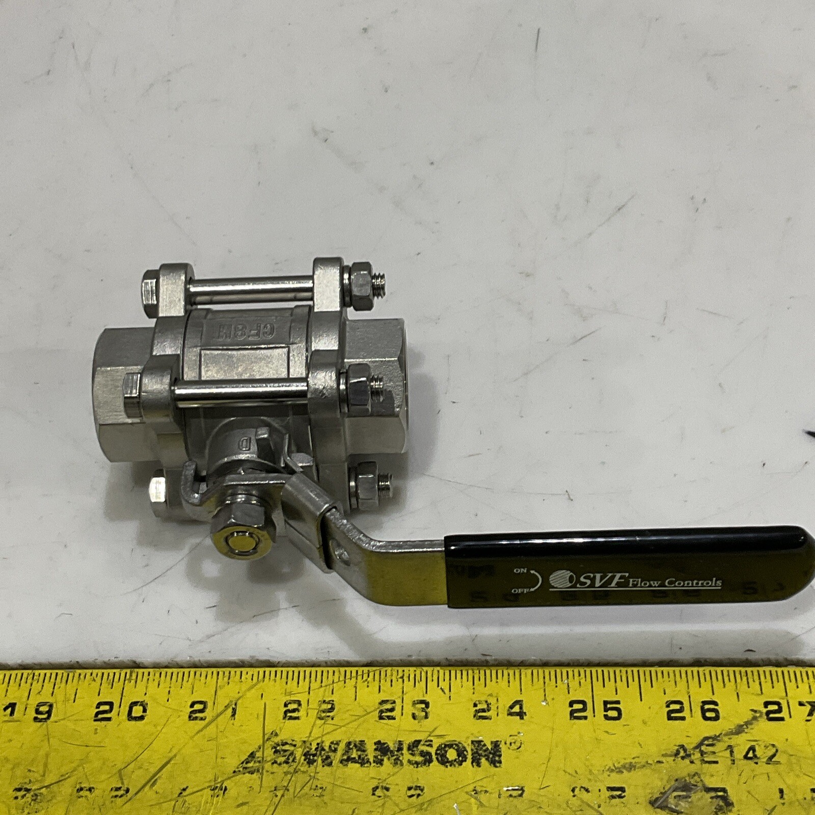 SVF FLOW CONTROLS 1000WG 3PC BALL VALVE 1" 1000#WOG CF8M C2H | eBay