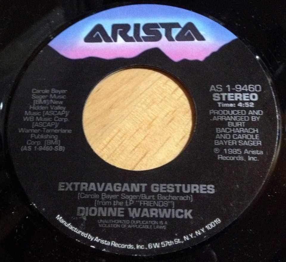 Dionne Warwick 45 Whisper In The Dark / Extravagant Gestures | eBay