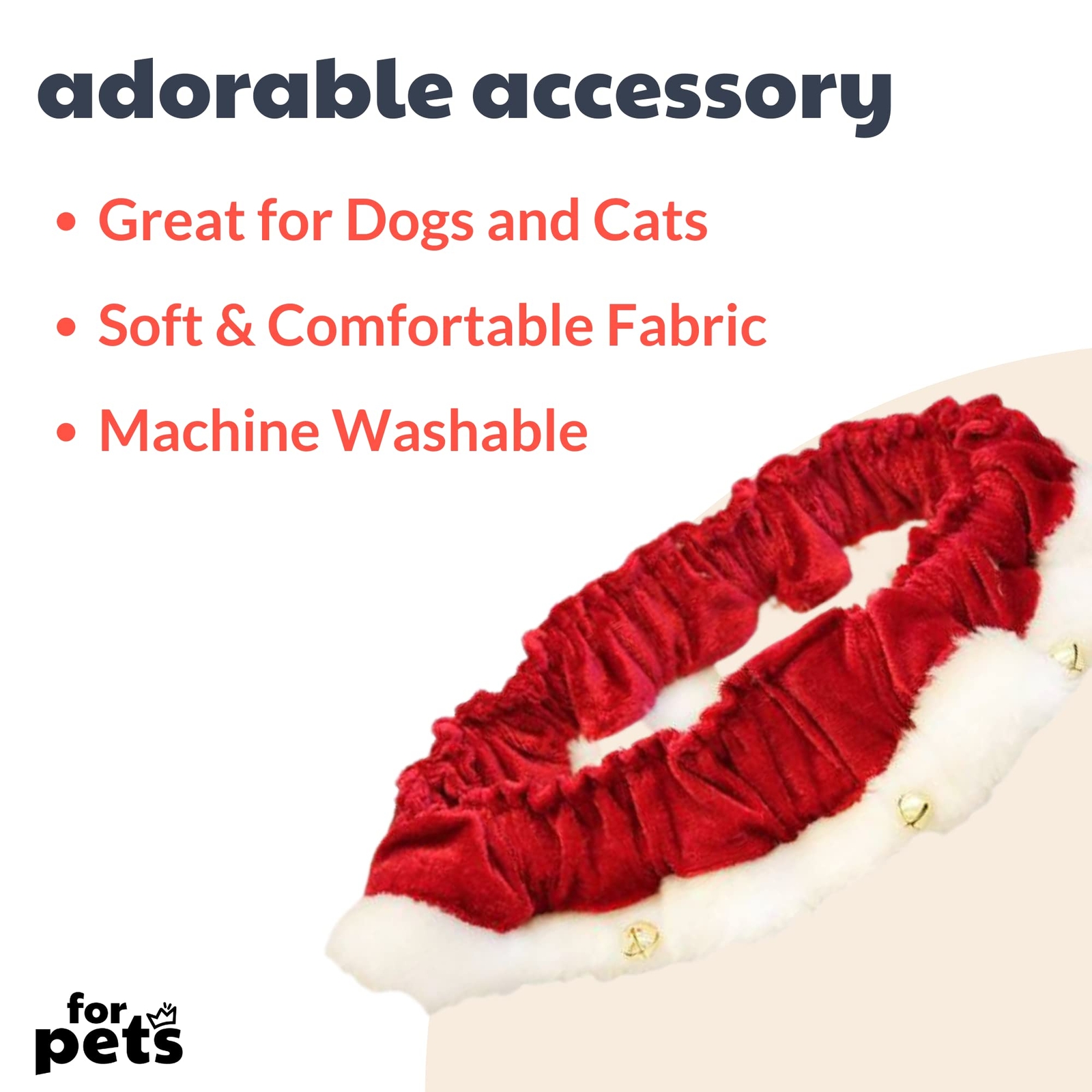 Ruff Pet Scrunchy | Santa Medium | Festive Christmas/Holiday Neckwear for Dog... | eBay