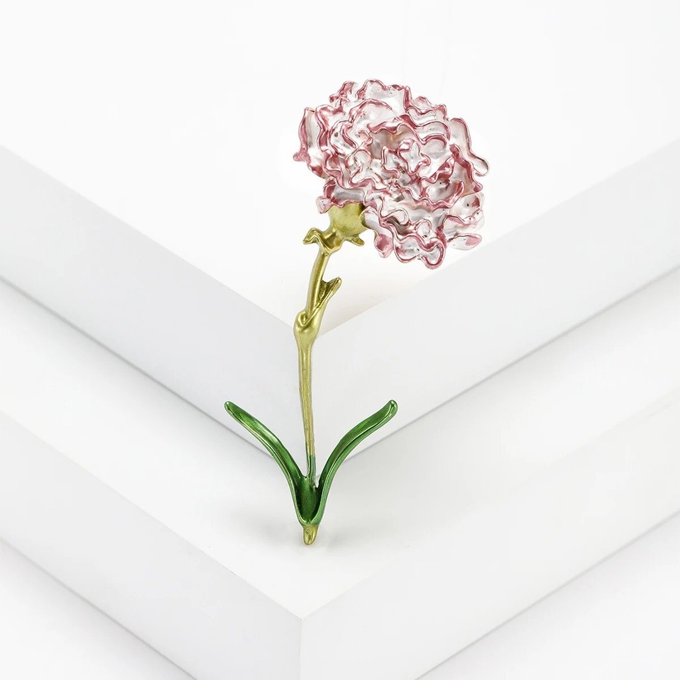 Exquisite Flower Brooch Pin Carnation Lapel Pin Collar Lapel Pin ...