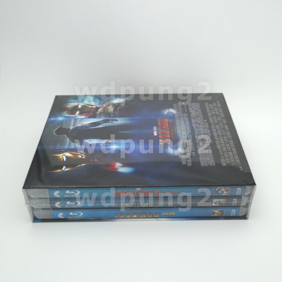 Iron Man - 3 Movie Collection - BLU-RAY Trilogy Box Set | eBay