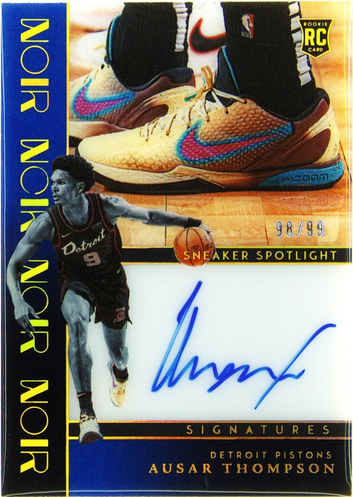 2023-24 Panini Noir - Sneaker Spotlight Signatures Ausar Thompson #SSS ...