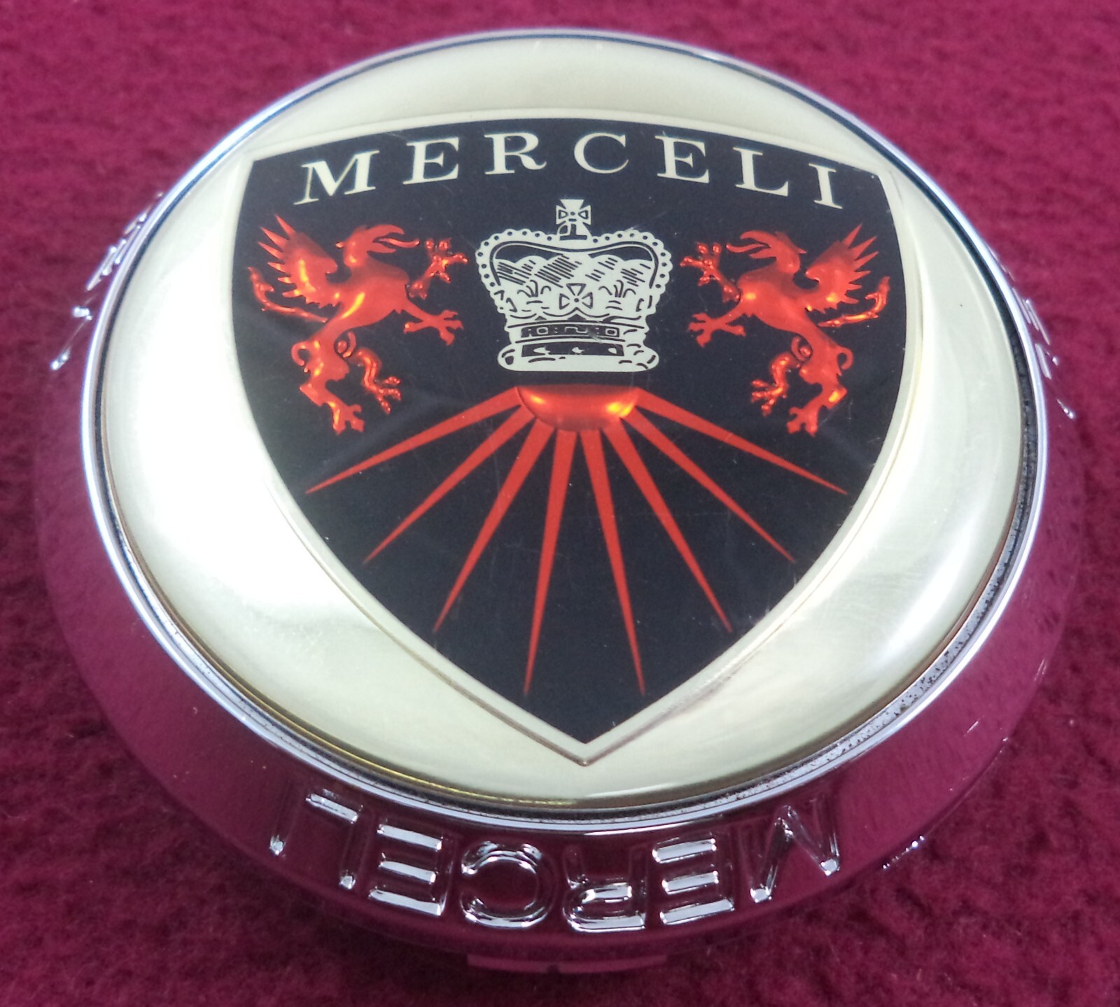 Merceli Wheels Chrome Custom Wheel Center Cap # C-001 (1) | eBay