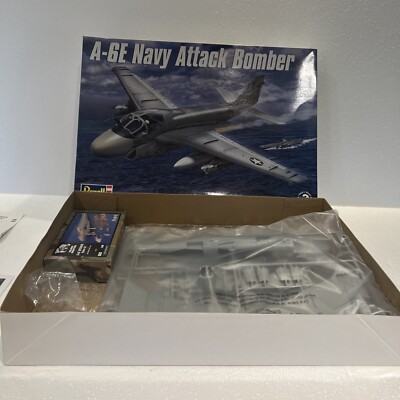 NEW SEALED REVELL A-6E NAVY ATTACK BOMBER PLASTIC MODEL KIT 1:48 SCALE ...