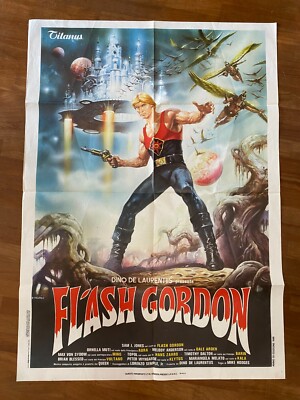 O,MANIFESTO POSTER FLASH GORDON Hodges Jones Muti Melato Dalton Queen 1 ...