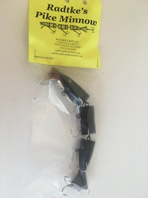 NEW Radtke's Pike Minnow, Double Jointed, Pike, Musky Lure, FREE ...