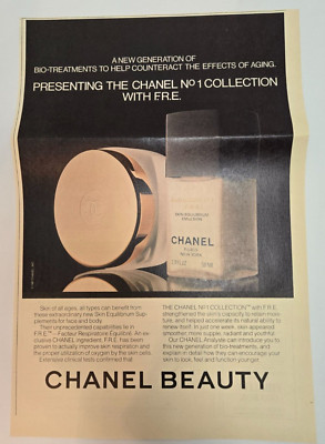 1981 Chanel Print Ad Poster Advertisement 16"x11" Chanel Beauty No. 1 ...