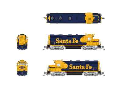 Broadway LTD HO EMD GP35 ATSF 2824 BLUE WARBONNET, PARAGON4 SOUND/DC ...