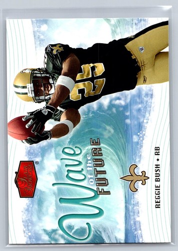 2006 Flair Showcase #WOTF22 Reggie Bush Wave of the Future Rookie Card ...