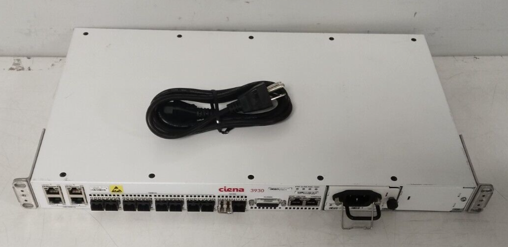 Ciena 3930 8-Port 1G Dual-Port 10G Ethernet Service Delivery Switch W ...