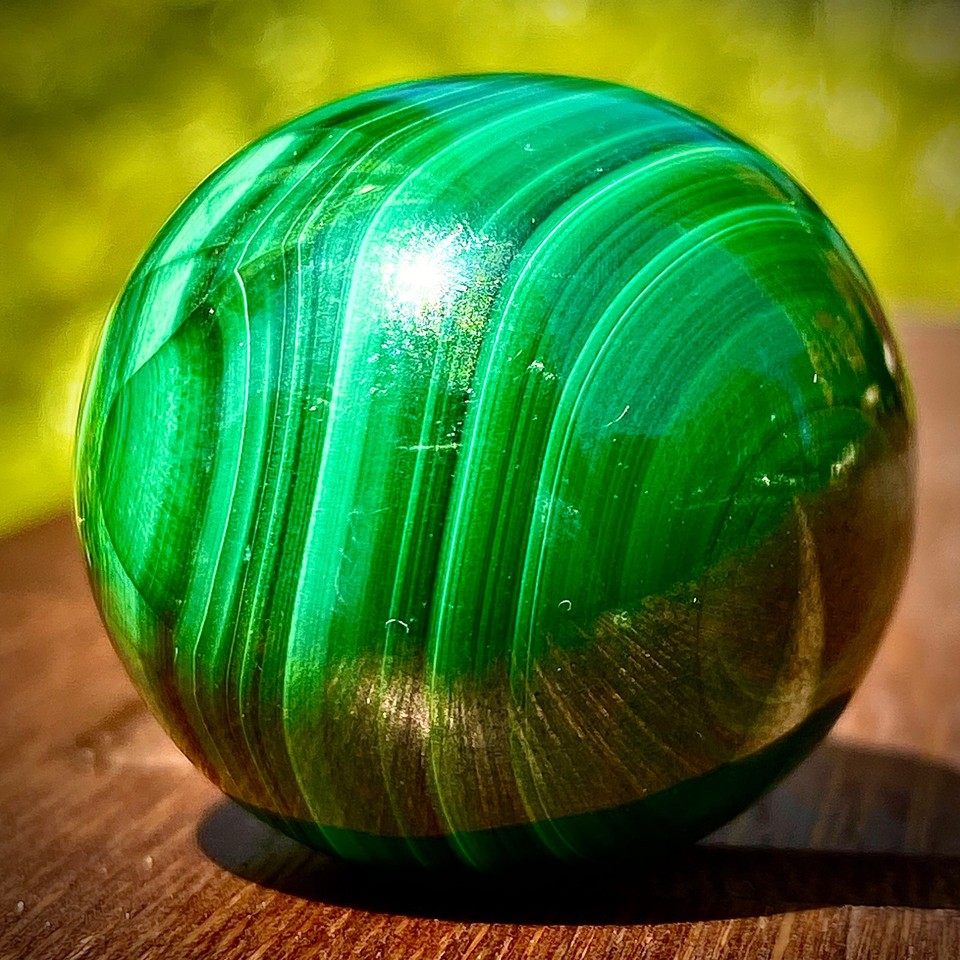 38G 26mm Natural Gloss Peacock Stone Ball Transparent Cluster Rough ...