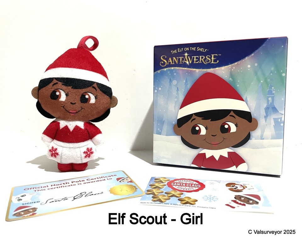 McDonald's Happy Meal UK Christmas SantaVerse 2025 Elf on the Shelf ...