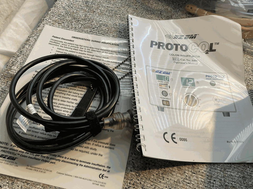 EZEM Protocol Insufflator ProtoCO2L w Consumables & manuals + more | eBay