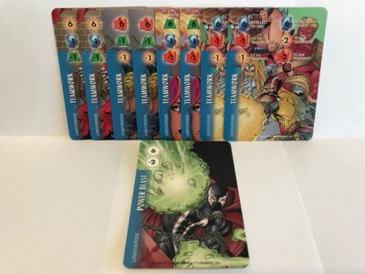 Overpower Image Card Game (25) 13 Different Ally & Teamwork Cards ...