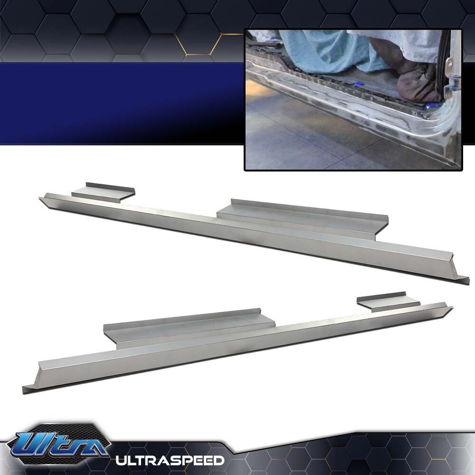 Fit For 09-14 Ford F-150 4-Door Slip-on Rocker Panels Left & Right Pair ...