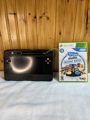 UDraw XBOX 360 Black Game Drawing Tablet With Udraw Studio Instant ...