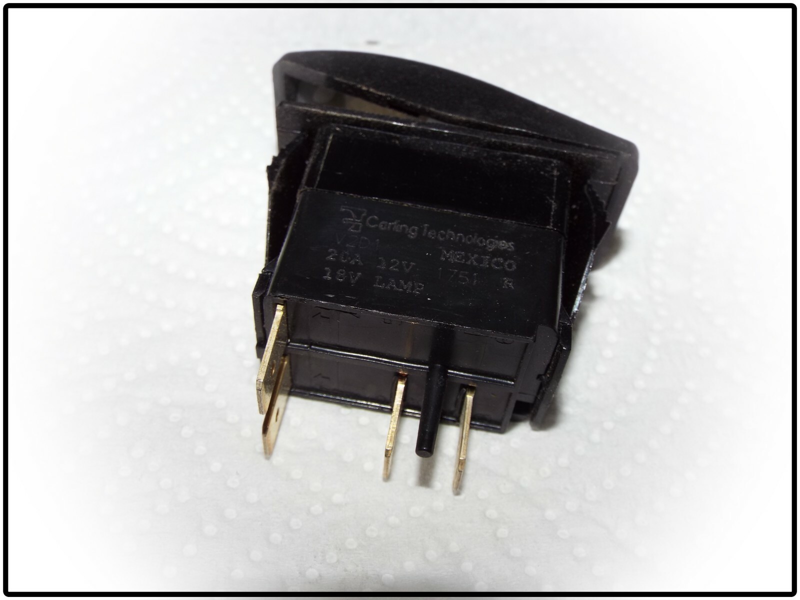 CARLING MOMENTARY KNEEL SWITCH 4 PIN LED 20 AMP 12V RV BUS CAMPER LED ...