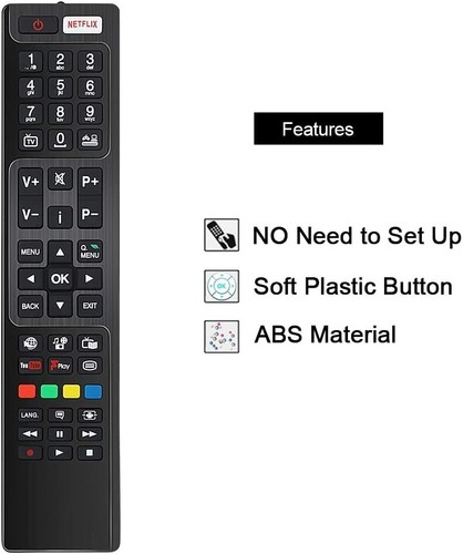 Genuine TV Remote Control For Hitachi Replacement RC4848F 3362898065095 ...