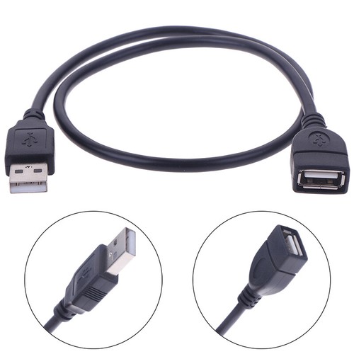 USB 2.0 Extension Extender Cable A Male to Female Cord Adapter 0.5_d1 ...