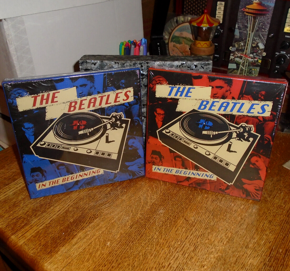 ~10 UNPLAYED MINT BEATLES 45s~2 SEALED SETS with 5 RED & 5 BLUE VINYLS ...