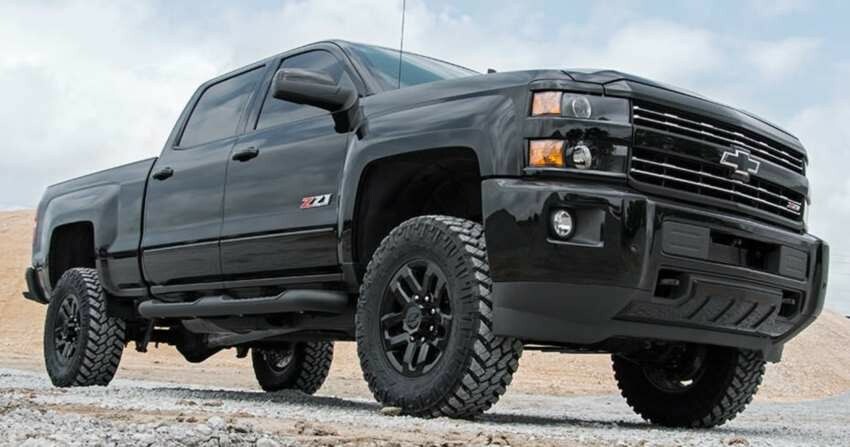 Rough Country 3.5" Lift Kit N3 Shocks for 11-19 Silverado Sierra 2500HD ...