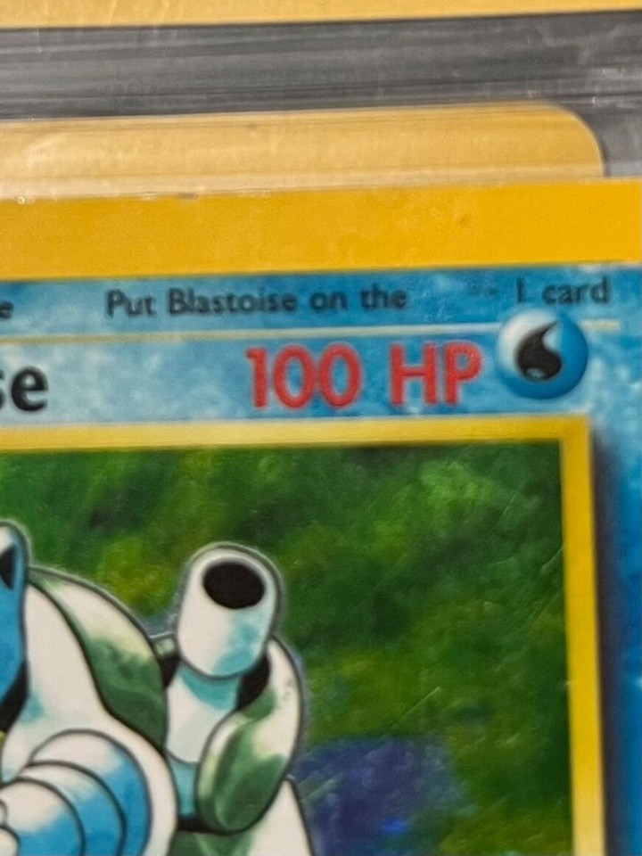Pokémon TCG Blastoise Base Set ERROR 2/102 Holo Unlimited Holo Rare | eBay