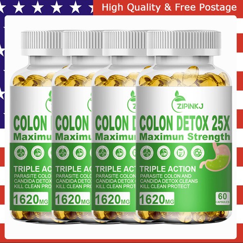 COLON CLEANSE DETOX BODY CLEANSER ELIMINATES WASTE WEIGHT LOSS REDUCE ...