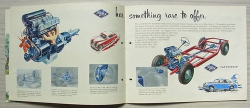 RILEY 1 ½ LITRE & PATHFINDER Car Sales Brochure 1954 #H&E 53138 | eBay