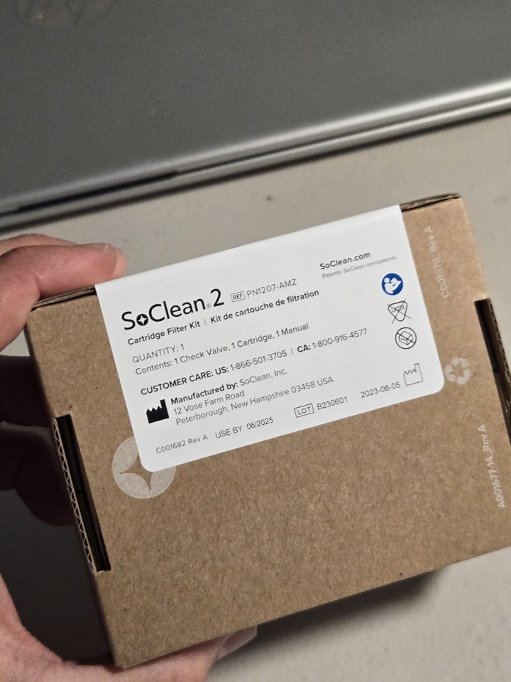 SoClean 2 Genuine Replacement Cartridge Filter Kit New & Sealed Exp. 06 ...