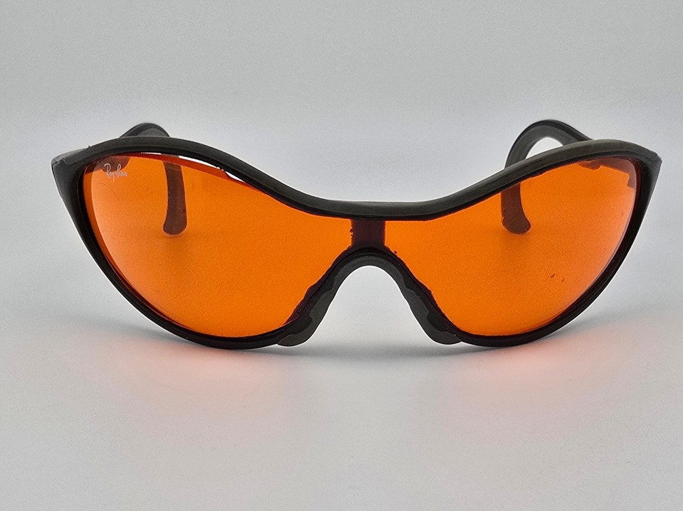 Ray-Ban B&L W2207 X-Rays X1 Matte Black Frame Amber Polysphere Lens Sunglasses | eBay