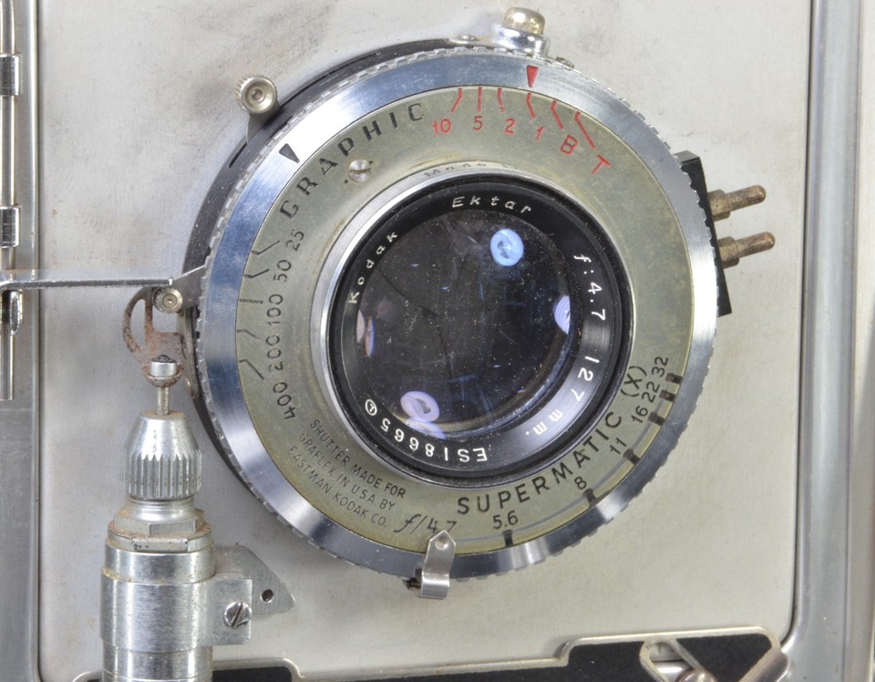 Graflex Pacemaker Speed Graphic 4x5 w/127mm f4.7 Ektar-AS IS-READ | eBay