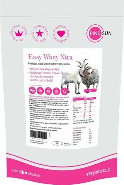 Goat Sheep Whey Protein Powder Undenatured Soy Unflavoured 3 X 1 Kg ...