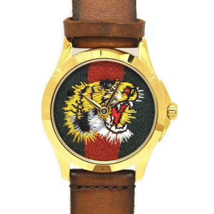 Gucci Marche Des Merveilles Green/Red Unisex Watch - YA126497 for sale ...