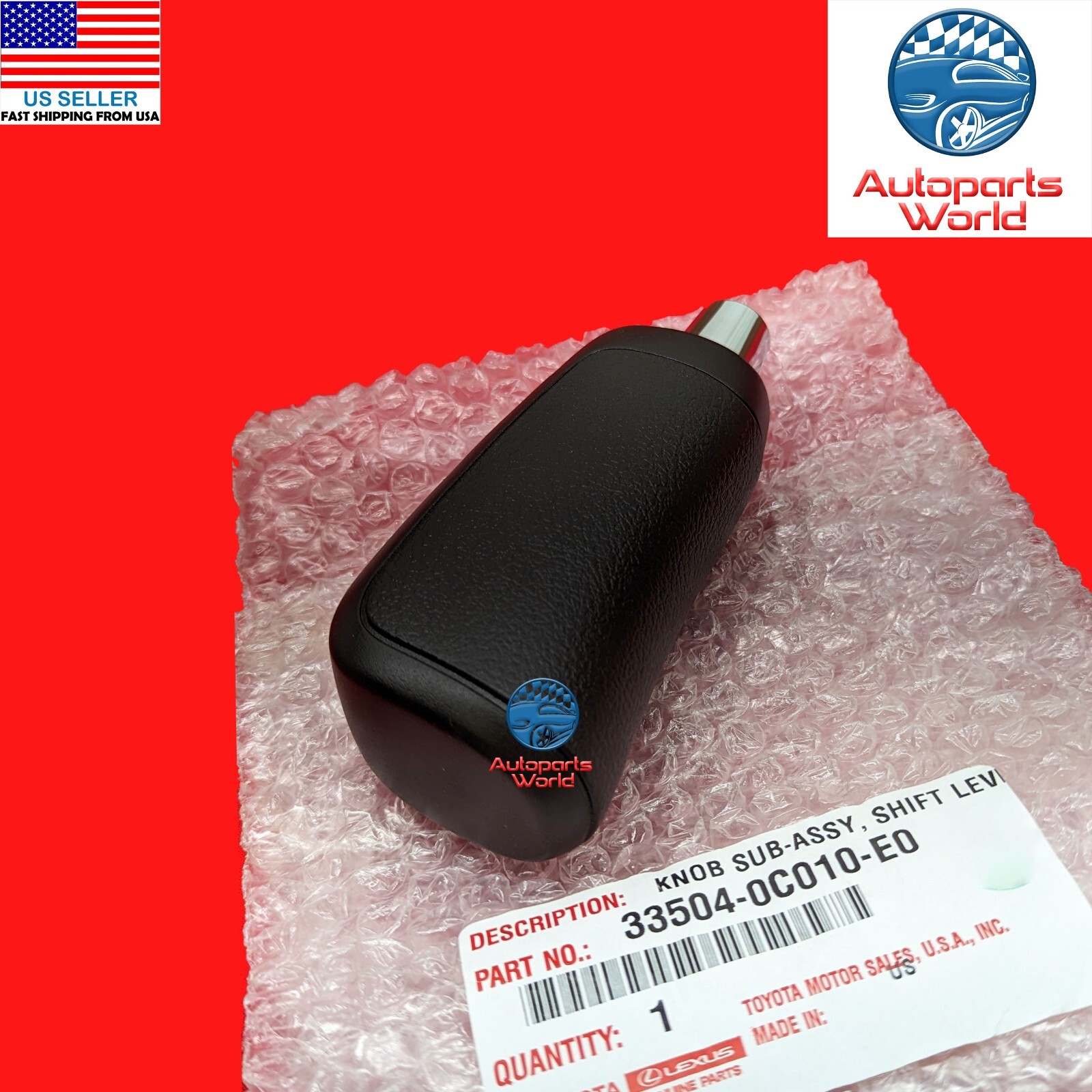 GENUINE OEM TOYOTA SEQUOIA TUNDRA DK BROWN ATM SHIFT LEVER KNOB 33504 ...