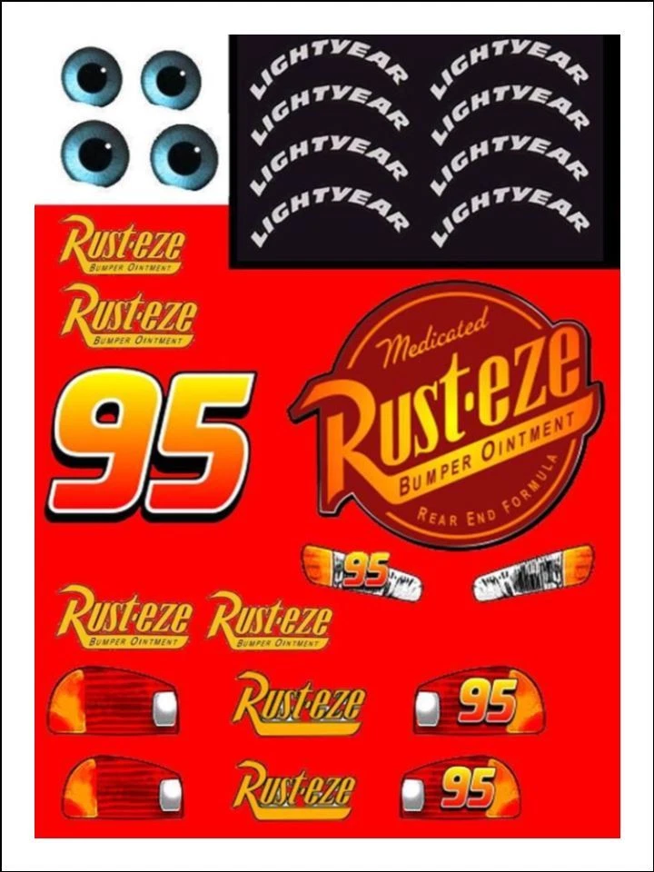 Lightning Mcqueen Font