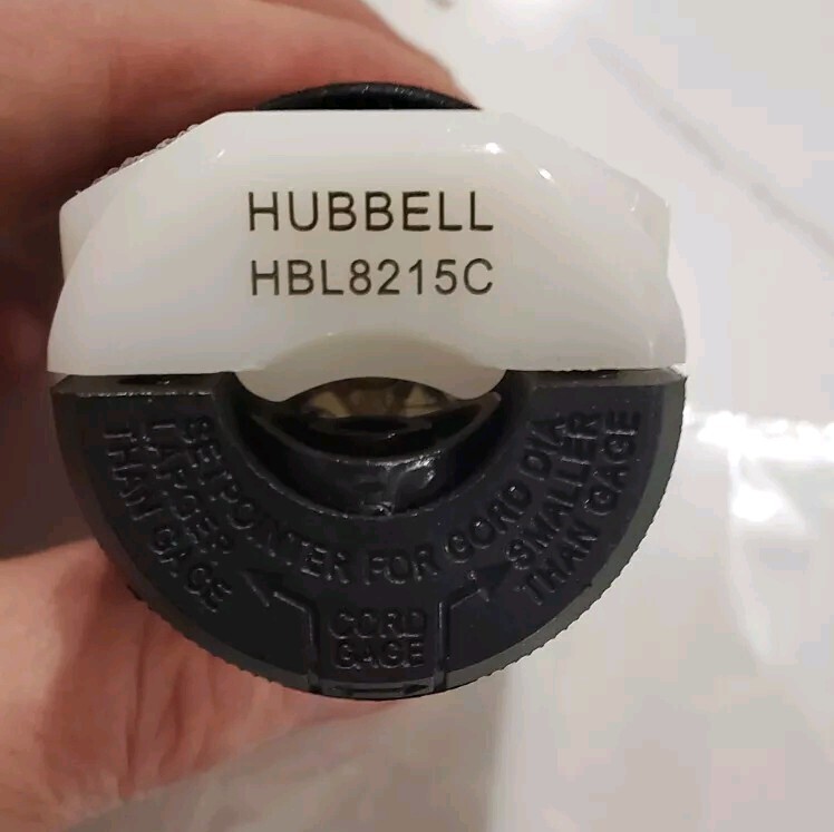 Hubbell Hbl8215c NEMA 5-15 Plug Hospital Grade 15A great for EV ...