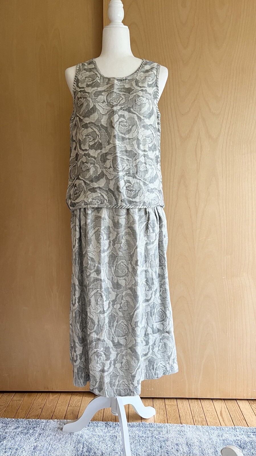 Vintage Kay Cosserat England Linen Blend Skirt & Top … - Gem