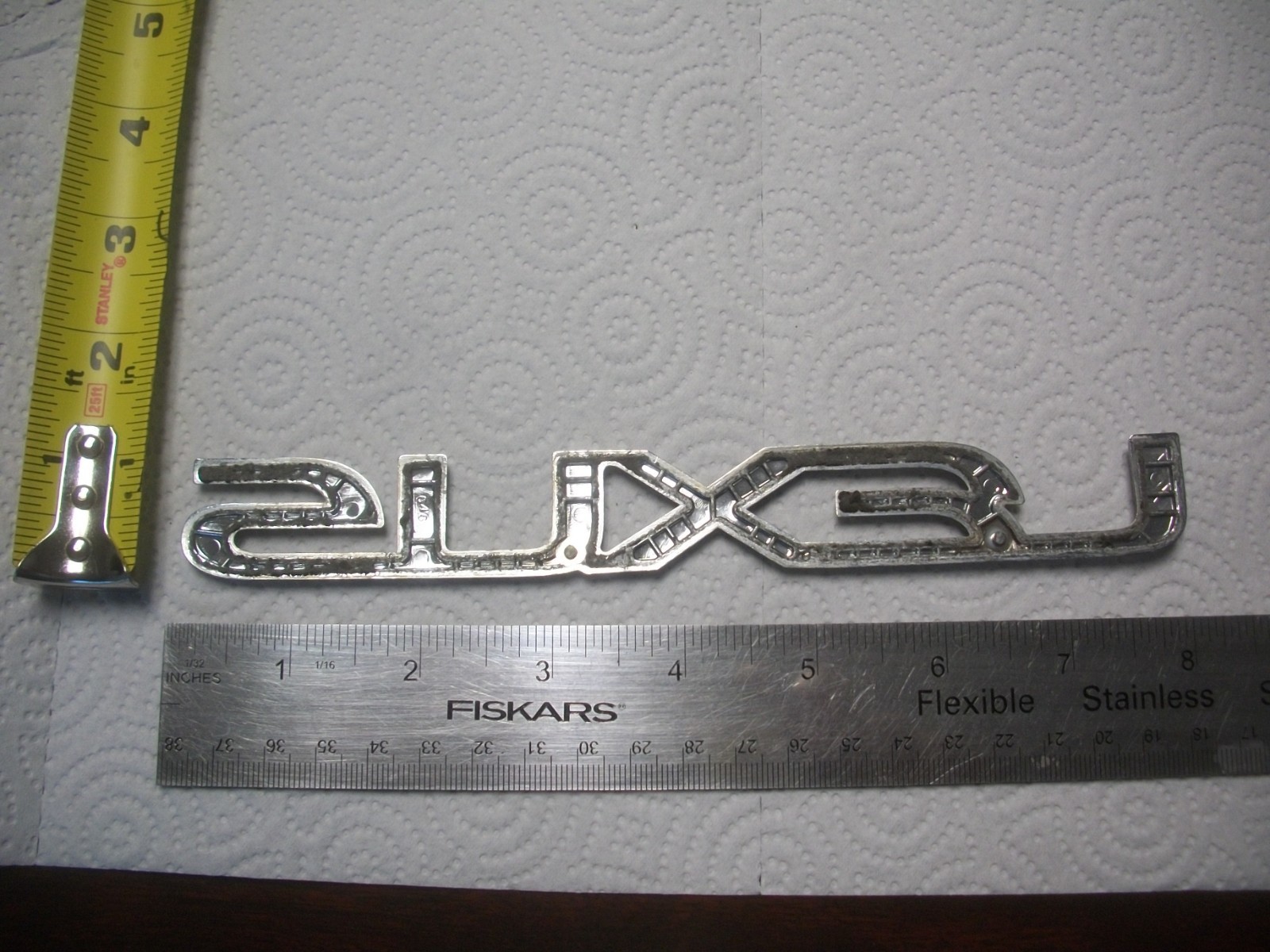 LEXUS LETTERS CHROME EMBLEM OEM ORIGINAL USED BAGDE GENUINE | eBay