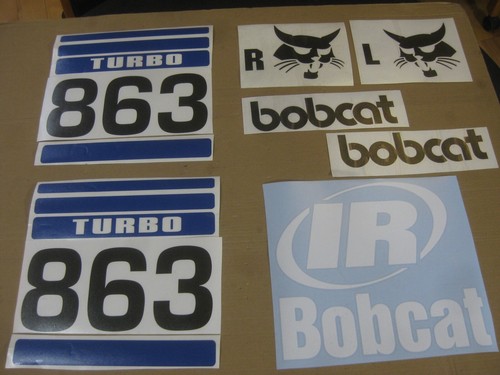 Decal Sticker Graphics Kit for Bobcat 863 Turbo Skid Steer - Blue | eBay