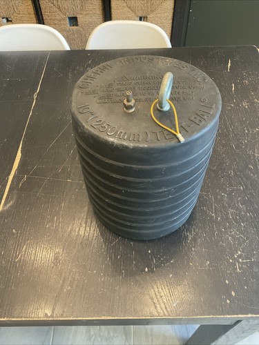 Cherne Industries 10" Test-Ball Plug 041-394 Sewer/Drain Testing ...