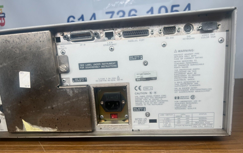 HP/Agilent 8711C 300kHz - 1300MHz RF Network Analyzer Options 1EC | eBay