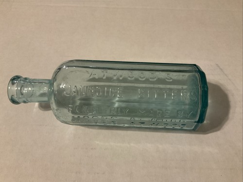 Glass Medicine Bottle ‘Atwood’s Jaundice Bitters’, Georgetown, MA | eBay