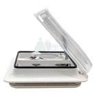 ADVENTURER FAN ROOF VENT CLEAR 280 X 280MM EXTRACTOR CAMPERVAN CARAVAN ...